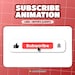 Animated Like, Subscribe and Bell/notification Button for Youtube ...
