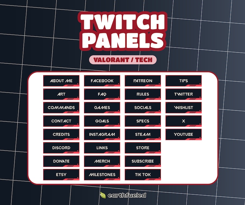29 Valorant Pink Twitch Stream Panels for Twitch | Minimal Tech Info ...