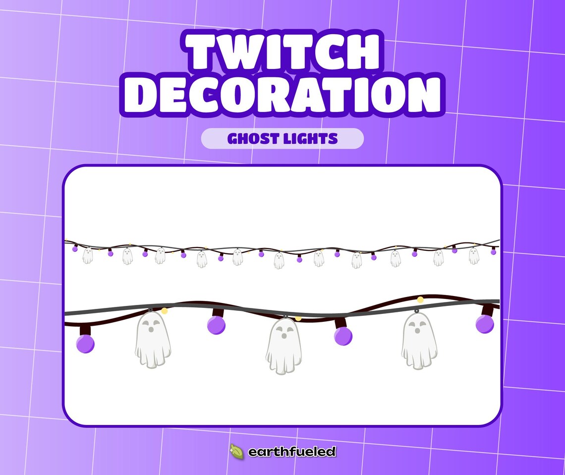 ANIMATED Halloween Ghost Lights for Fall for Twitch Stream | Twitch ...
