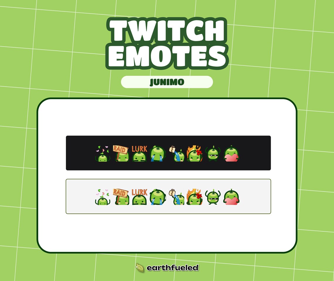Cute Twitch Junimo ANIMATED Emotes Pack for Discord/stream | Bit/sub ...