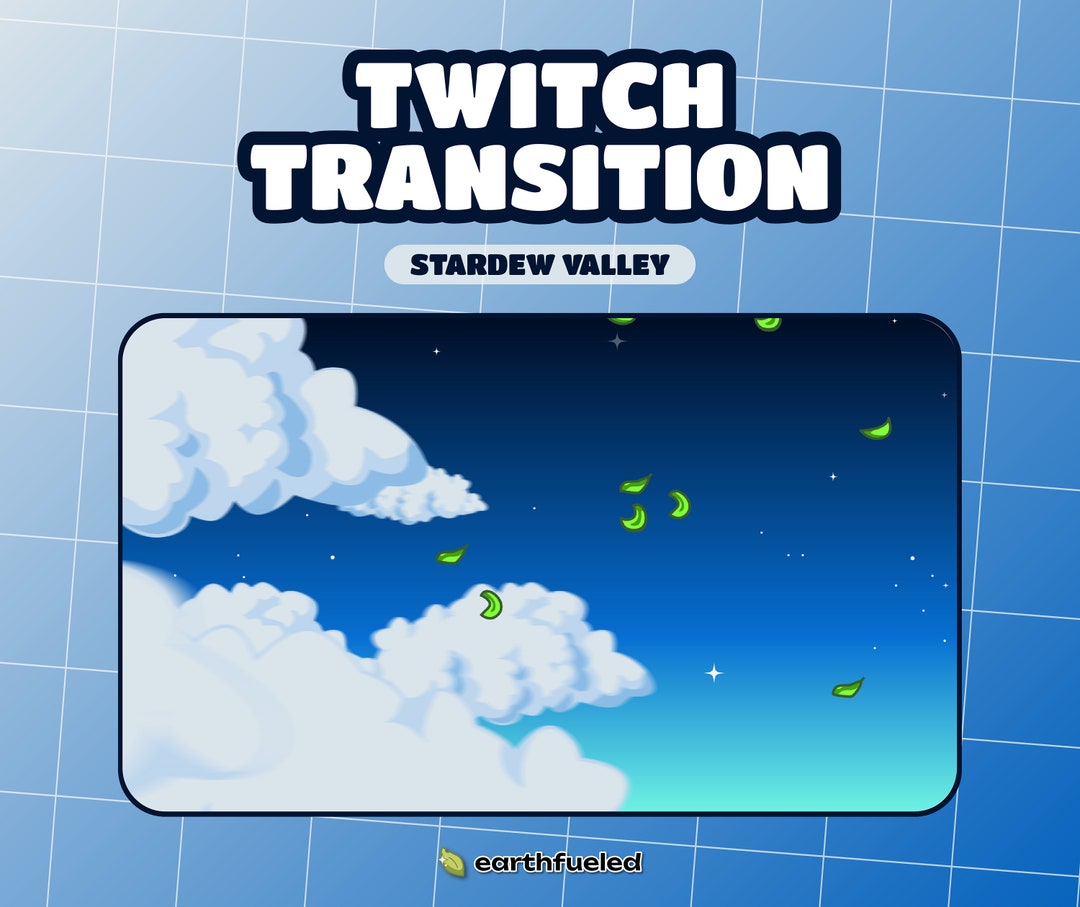 Cute Stardew Valley Twitch Transition | Animated Stream Transition ...