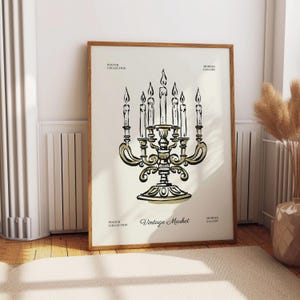 Vintage Boho Gallery Poster, Iconic Wall Art Print, Boho Decor, Retro ...