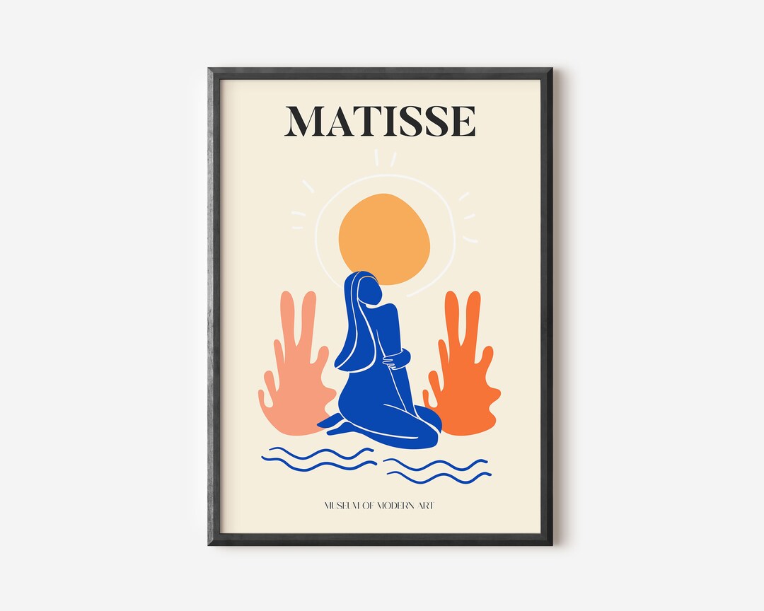 Henri Matisse Exhibition Poster, Famous Gallery Wall Art Print, Boho ...