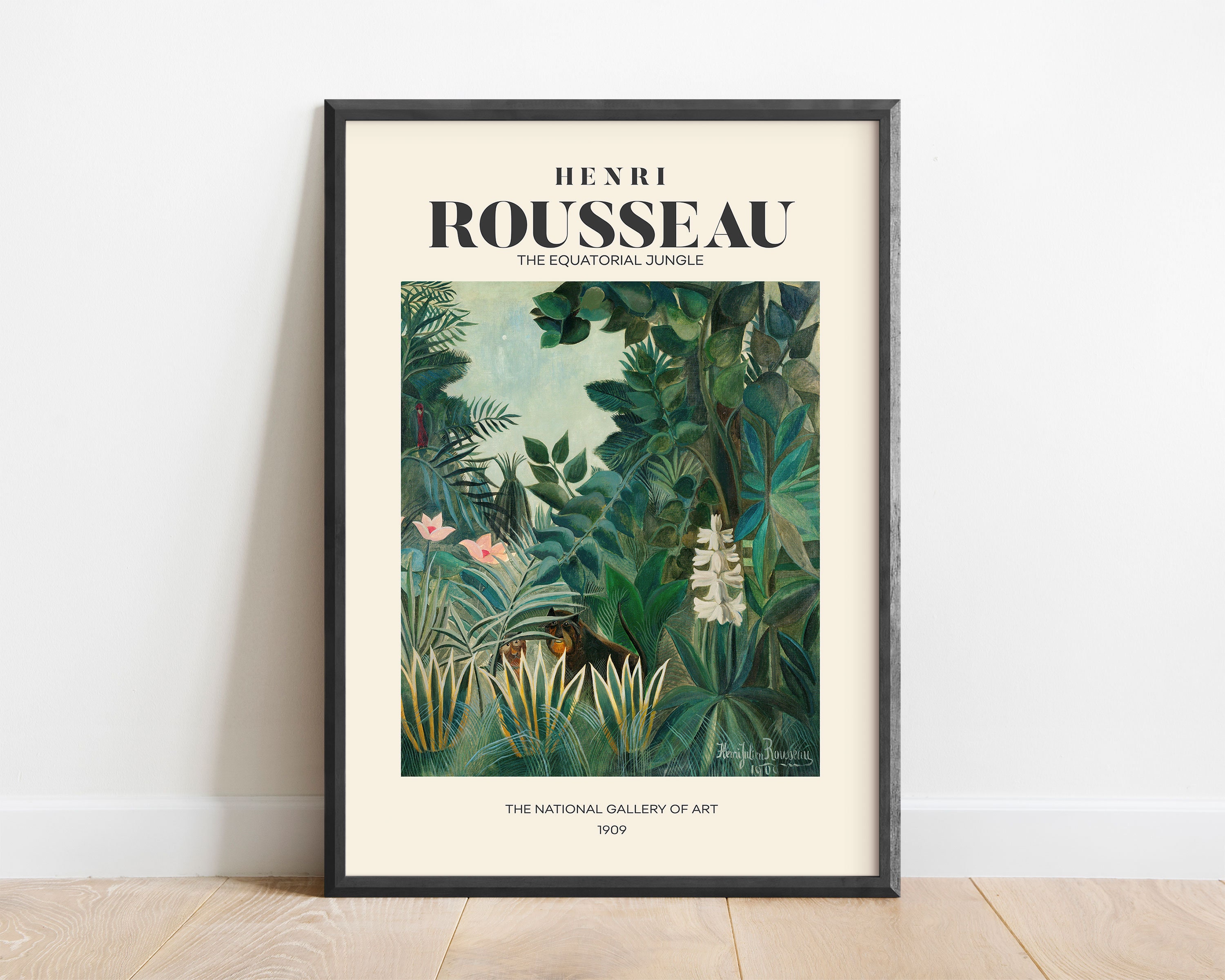 Henri Rousseau Exhibition Poster Famous Gallery Wall Art - Etsy