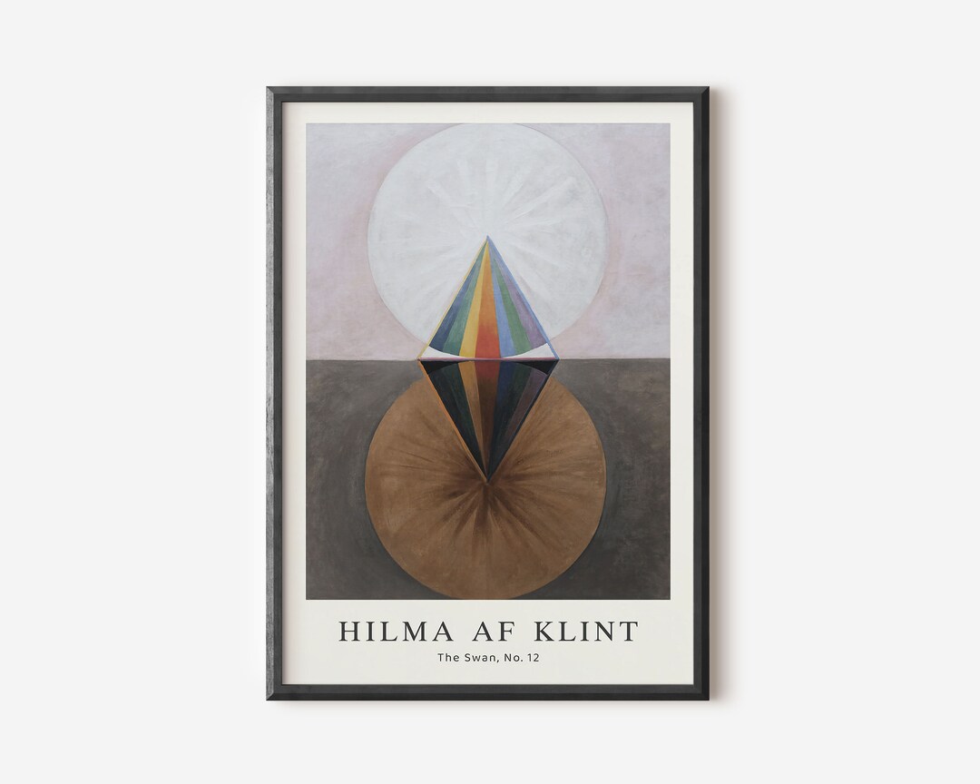 Hilma Af Klint Exhibition Poster, Famous Klint Gallery Wall Art Print ...