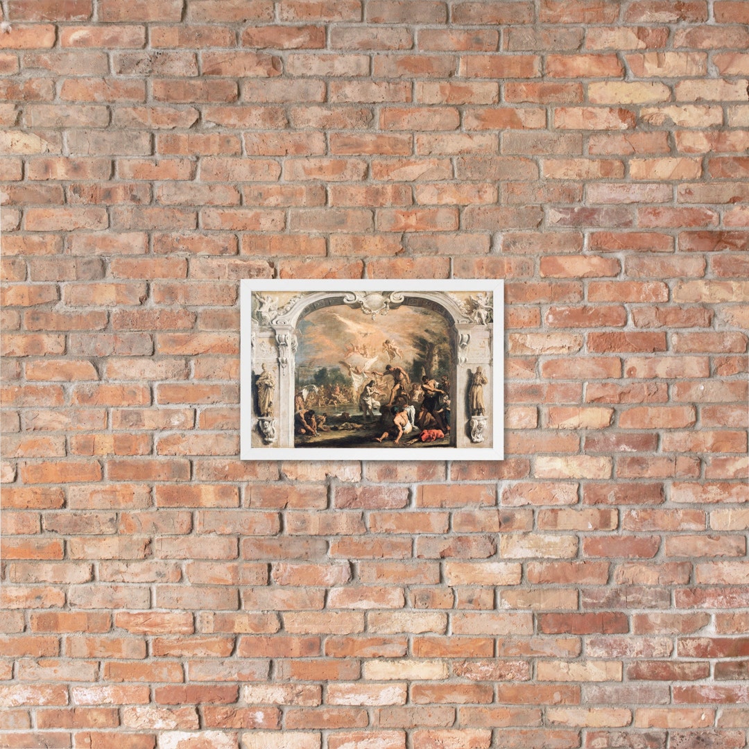 Vintage the Baptism of Christ by Sebastiano Ricci. (1713-14) - Etsy