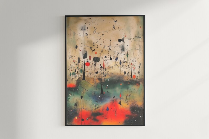 Dripping Field Abstract Art (digital Download in All Sizes) - Etsy