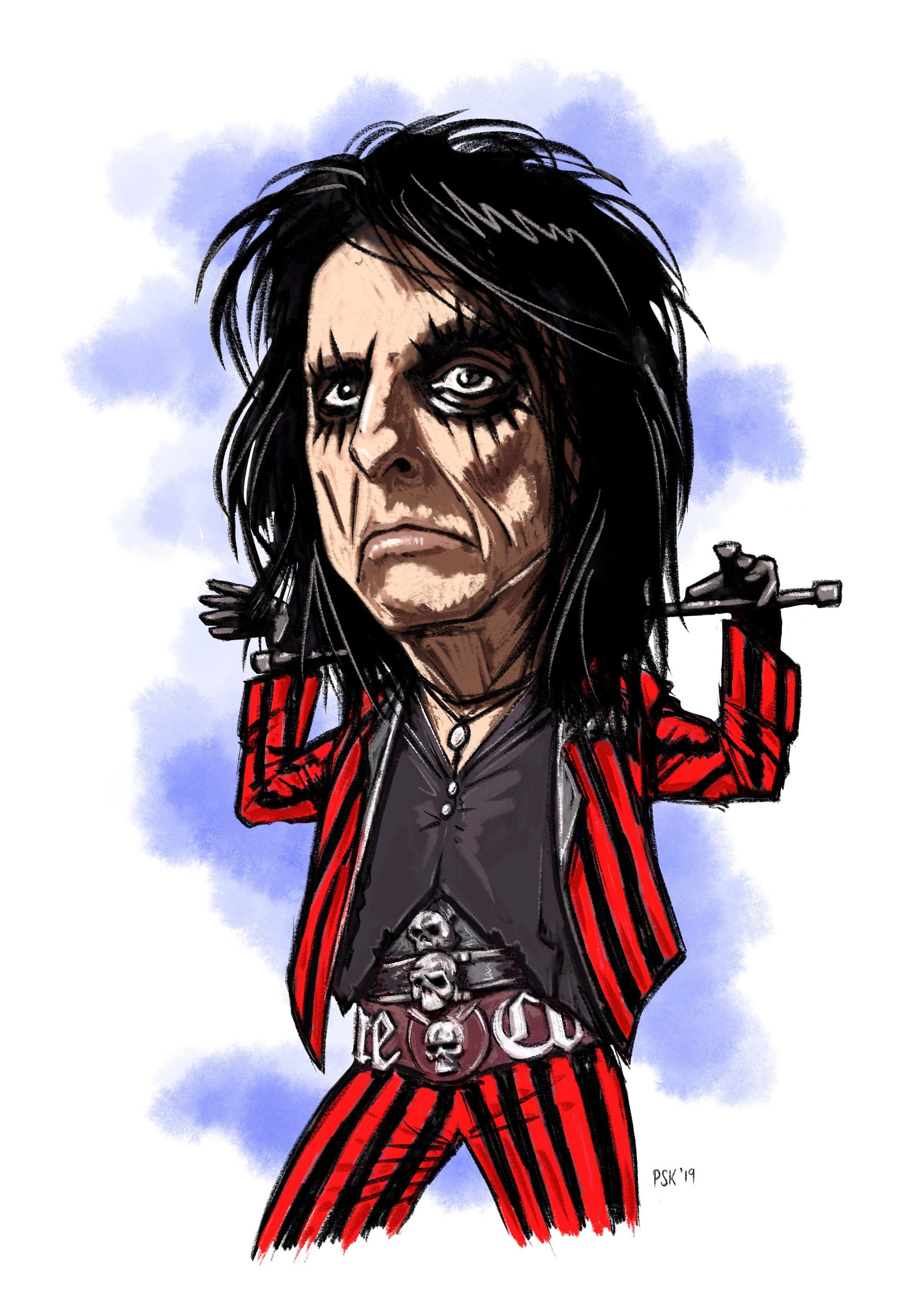 Alice Cooper Fun Art Caricature of the Rock Legend - Etsy