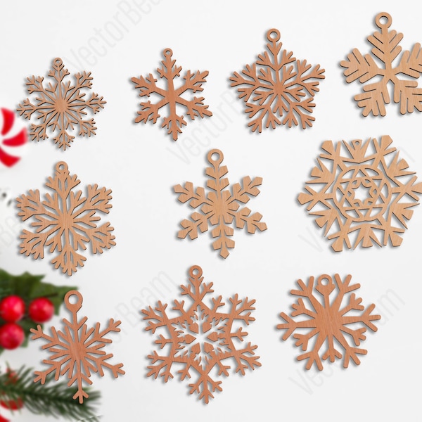 Snowflake Cnc Dxf - Etsy