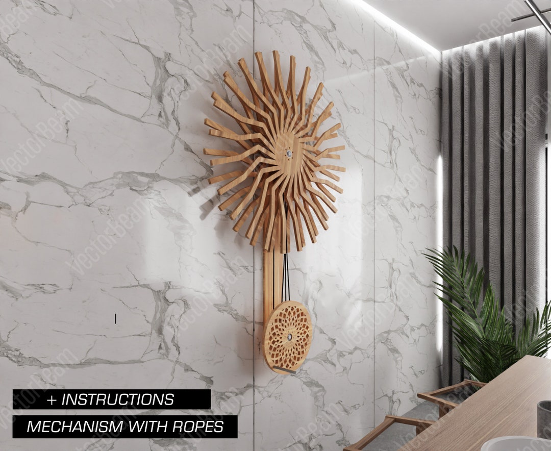 Kinetic Sculpture Laser Cut Files Rope Mechanism V2 Cnc Files Wall Art ...