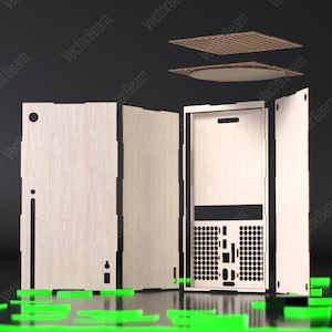 Xbox Series X Detailed Laser Cut Files Protection Full Skin Cutting ...