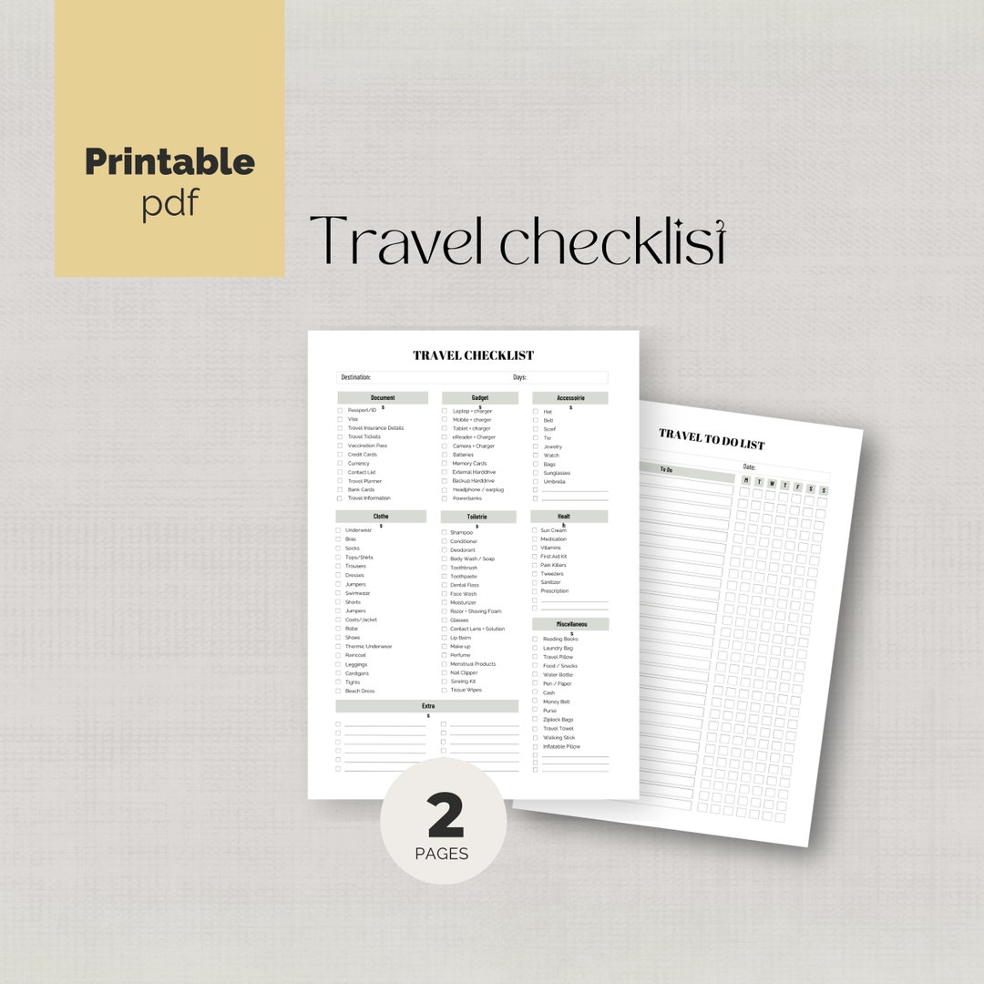 Vacation Packing List The Ultimate Packing Checklist