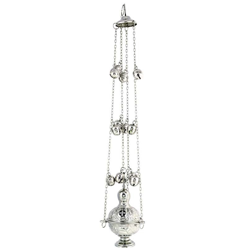 Carved Brass Hanging Incense Burner - Encensoir Suspendu Fait Main En ...