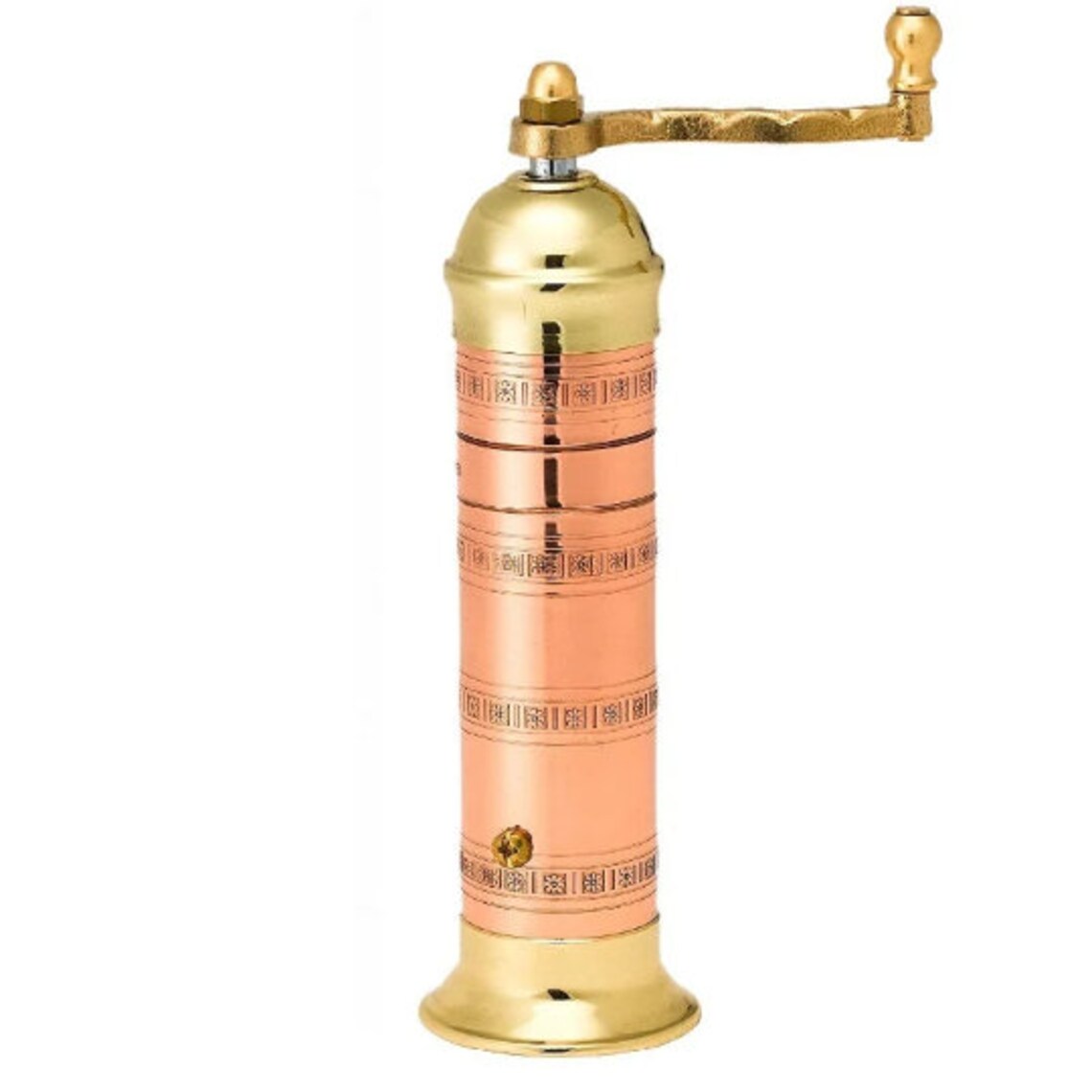 Salt and Pepper Mill Set,brass Copper Salt and Pepper Mills,salt and ...