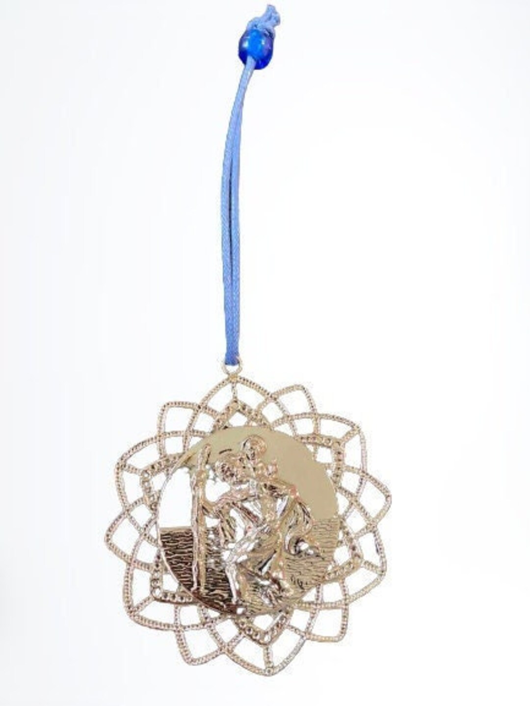 Saint Christopher Car Pendant/virgin Charm/good Luck Charm/protector of ...