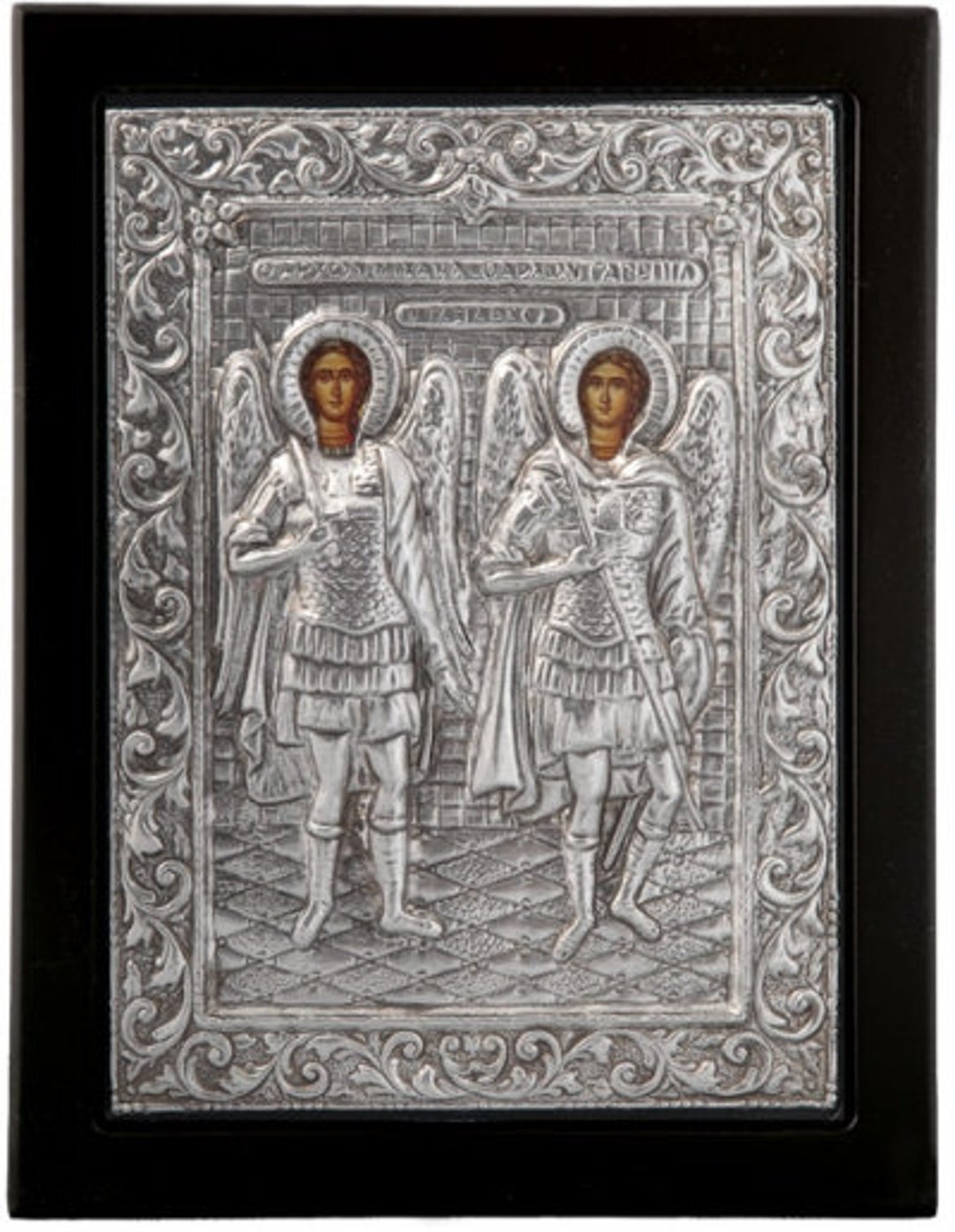 Traditional/religious Holy Icon From Silver 925,icon Archangels Michael ...