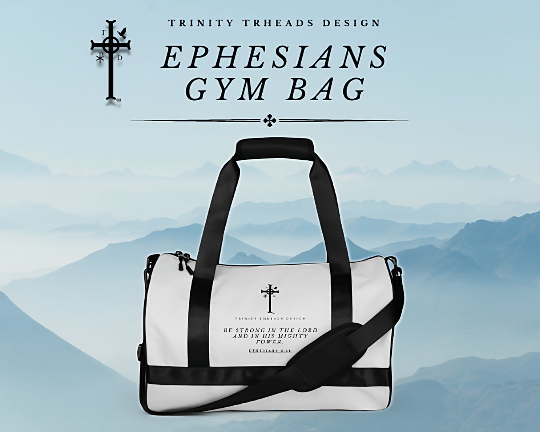 Christian Gym Bag | Ephesians Gym Bag | Gym Bag | Workout Bag |gift for ...