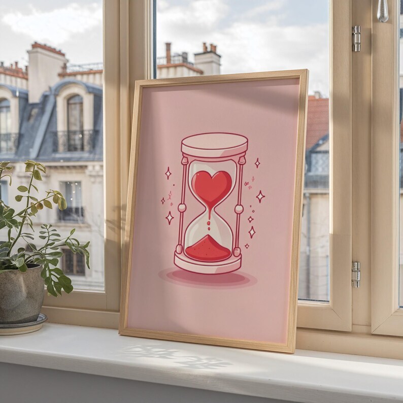 Printable Canvas Pink Preppy Posters for Room Aesthetic Waterproof ...