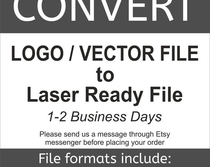 Convert Logo or Vector Image Into Laser Ready File Format for Cutting ...