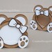 Teddy Gift Box Laser Cut File Template With Window SVG DXF With Heart ...