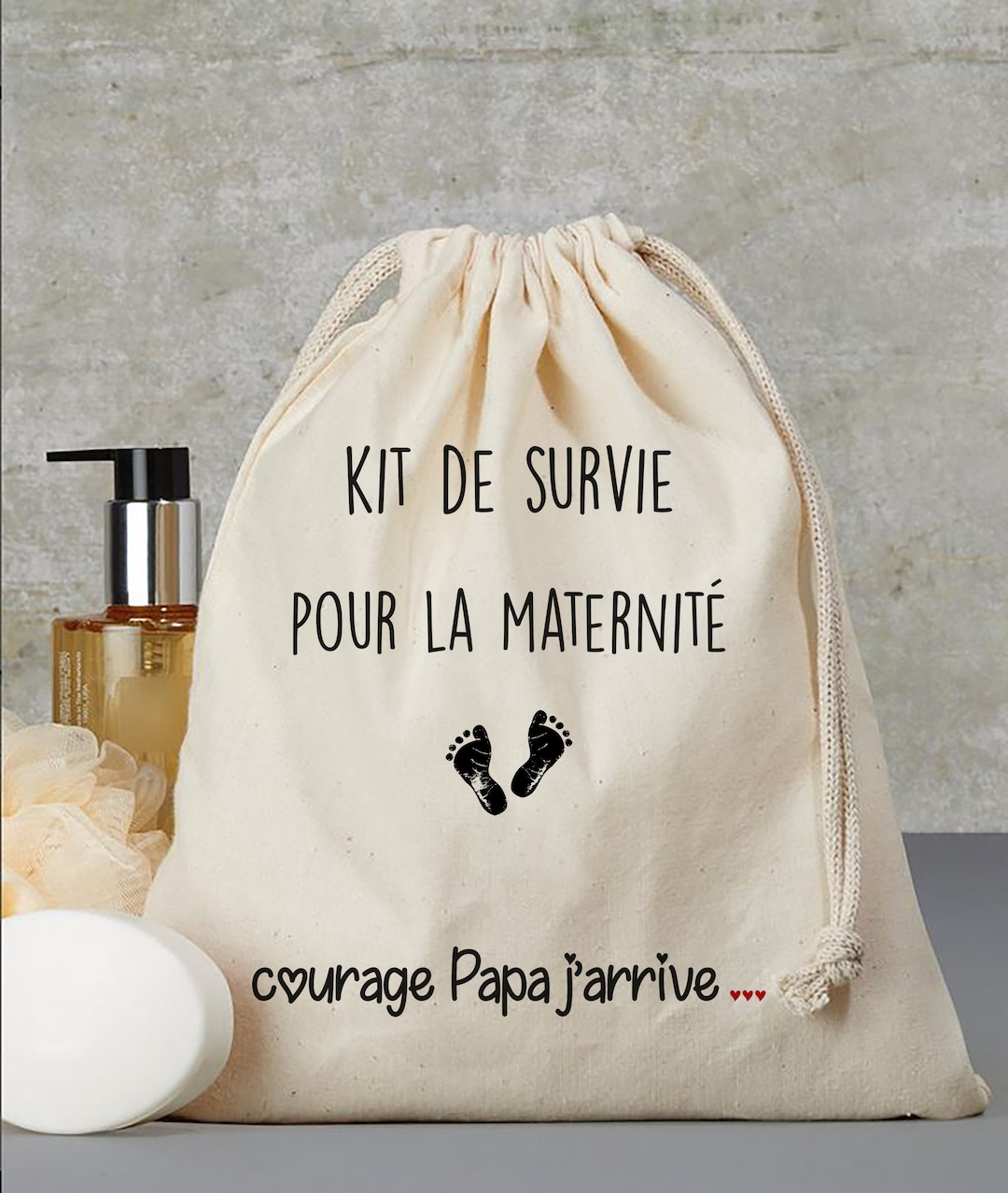 Kit de survie du futur papa Maternité courage papa j'arrive Petit ...