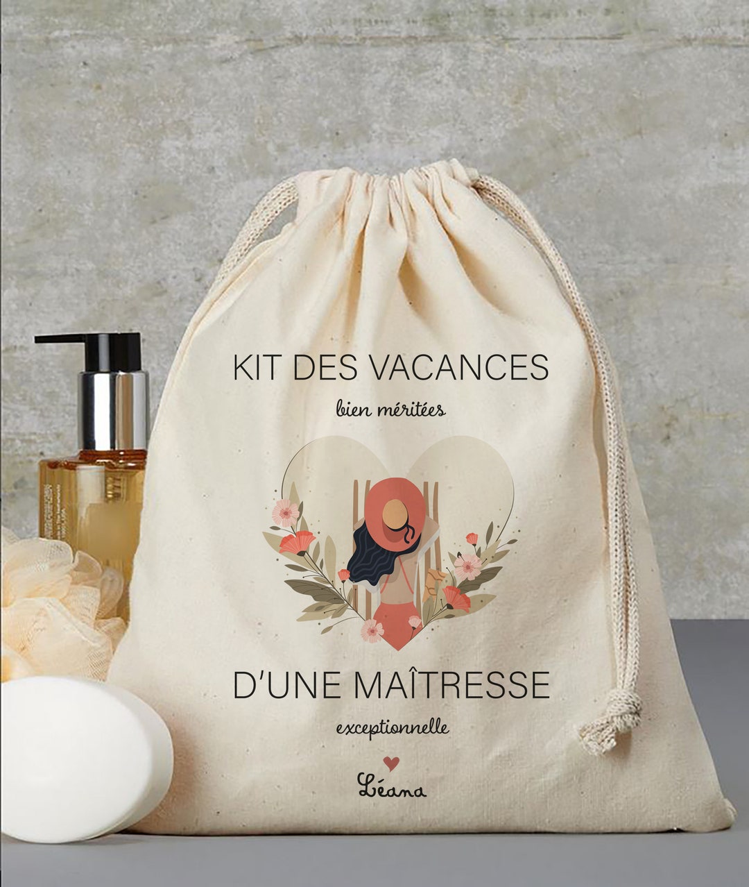 Kit de survie personnalisé maîtresse pochon cadeau maitresse cadeau ...