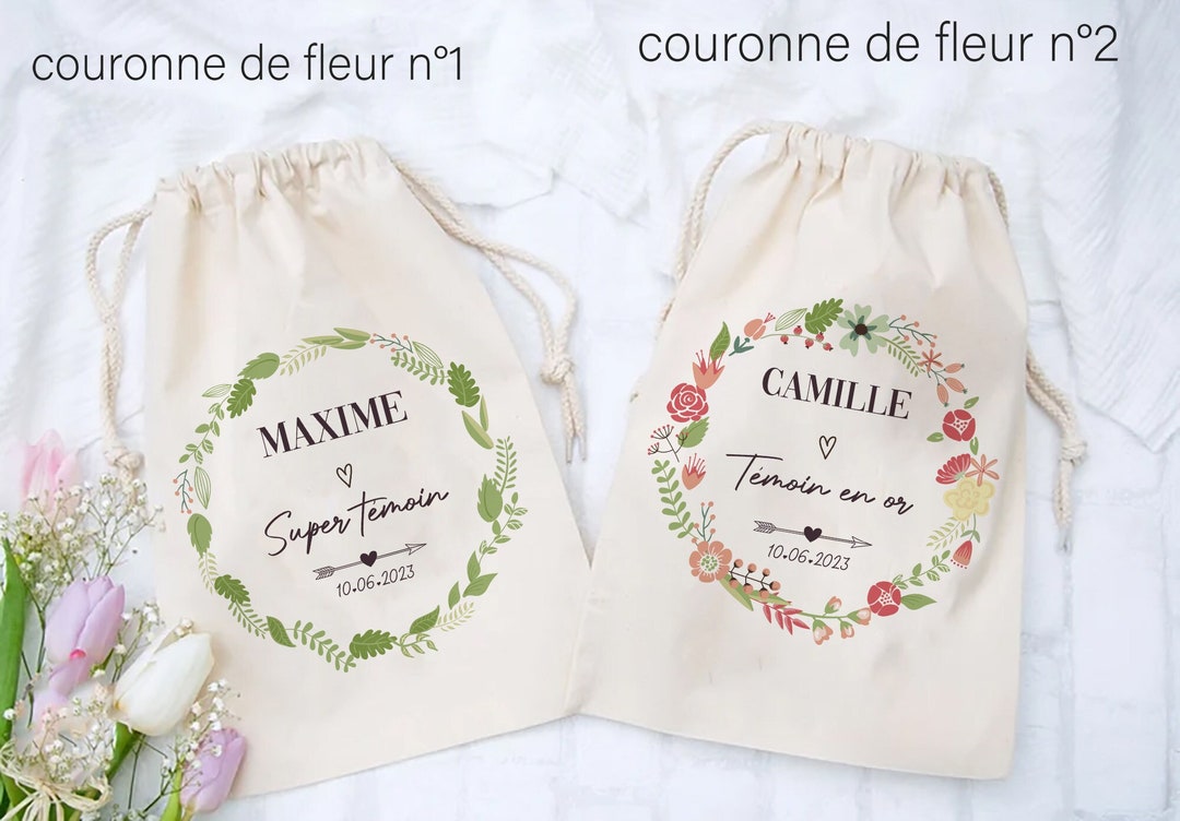 Witness Pouch, Wedding Pouch, Witness Gift, Witness Kit, Witness Bag ...