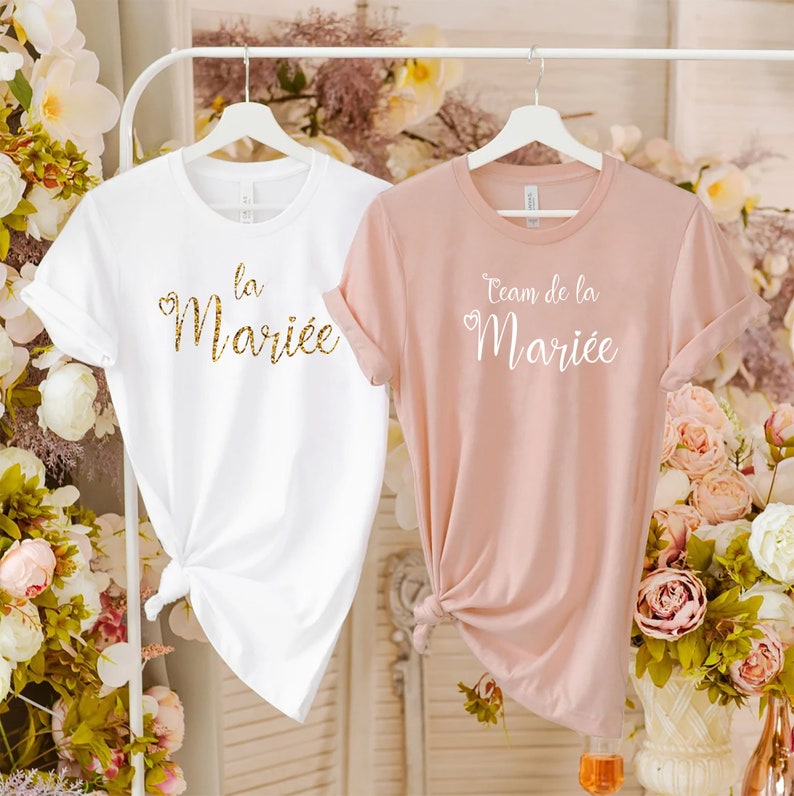 Tee Shirt EVJF personnalisé Future mariée Demoiselle - Etsy France
