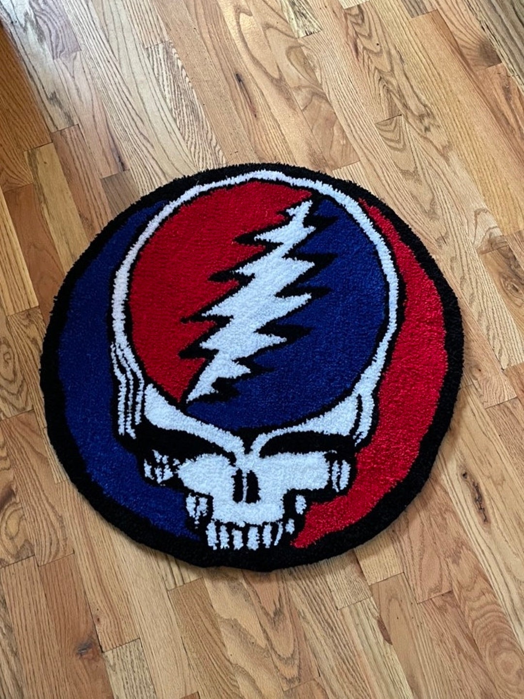 Grateful Dead Steal Your Face Rug - Etsy