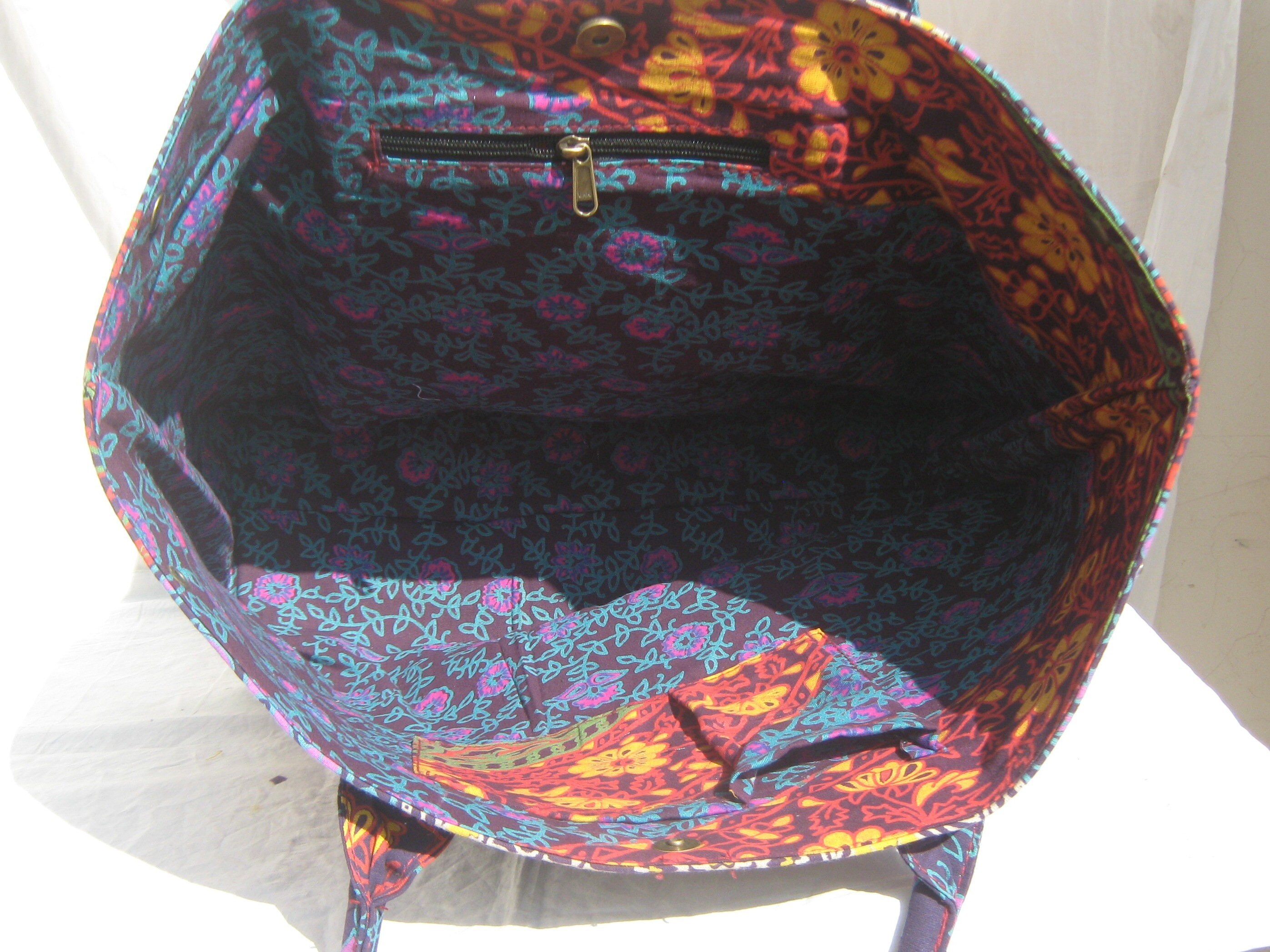 Mandala Design Mandala Art Indian Handmade Handbag Tote Bag Cotton Bag ...