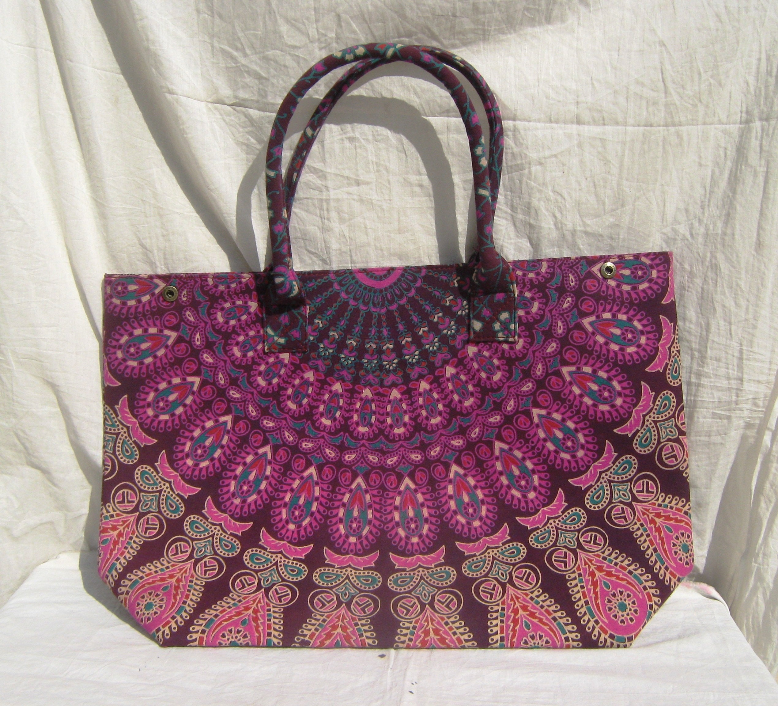 Mandala Design Mandala Art Indian Handmade Handbag Tote Bag - Etsy