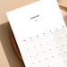 Minimalist Printable Calendar | Daily, Weekly, Monthly PDF Planner ...