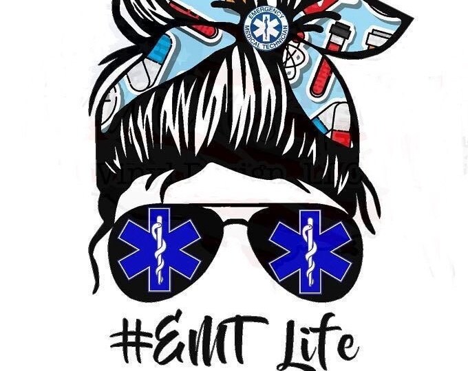 Vinyl Stickers EMS Medical- Work- Paramedic - Emergency Medical ...