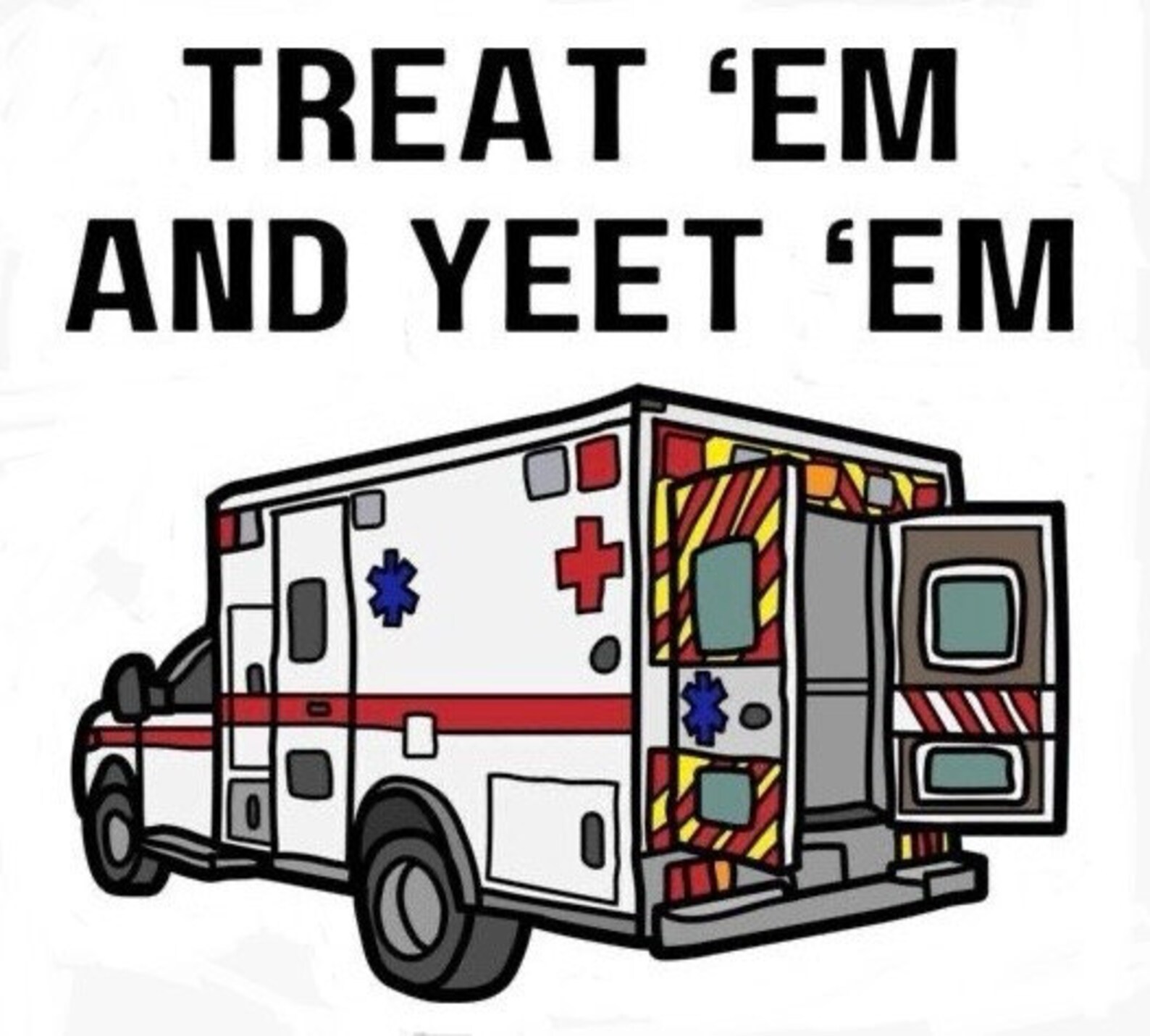 Vinyl Stickers EMS Medical- Work- Paramedic - Emergency Medical ...