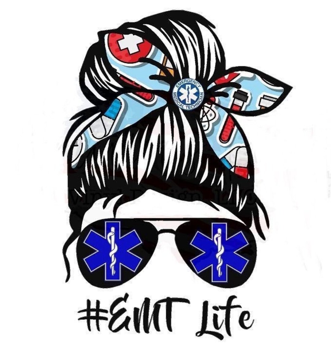 Vinyl Stickers EMS Medical- Work- Paramedic - Emergency Medical ...
