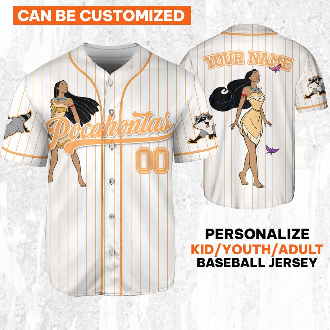 Custom Disney Princess Pocahontas Simple, Custom Name Disney Game Day ...