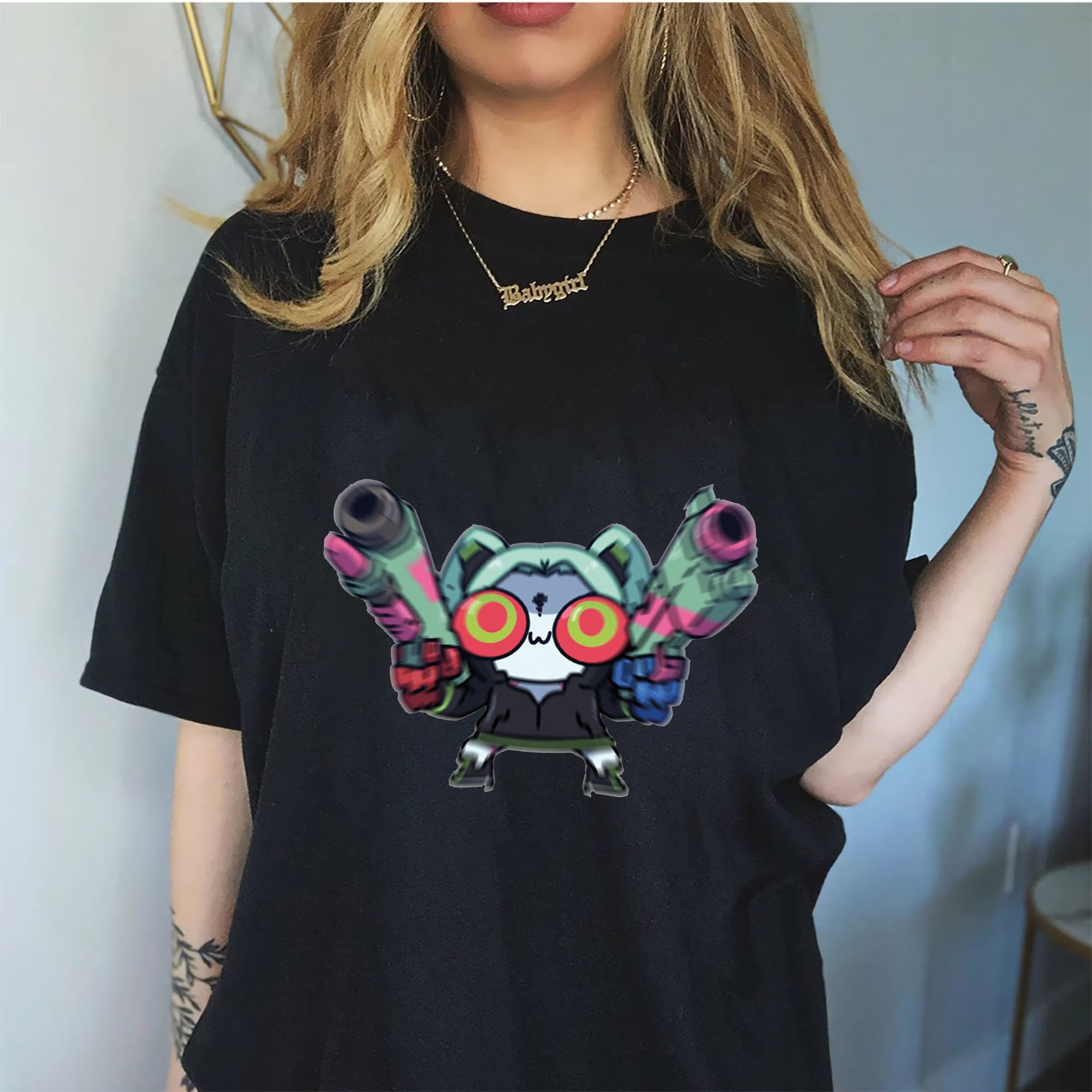 Rebecca Cyberpunk Edgerunners Chibi Cute Shirt