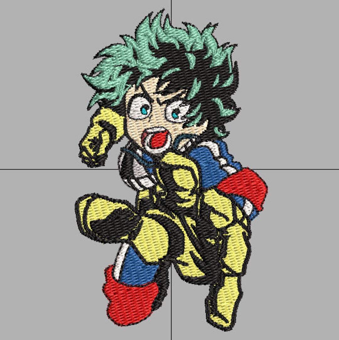 Anime and Manga Inspired Stitch Machine Embroidery Design Symbol File ...