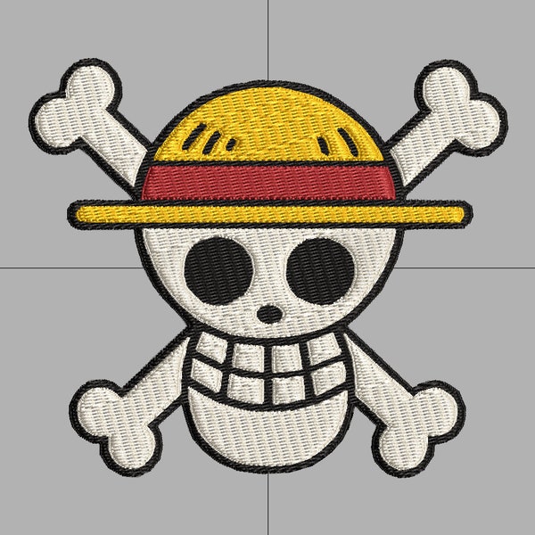 One Piece Anime Embroidery Design - Etsy