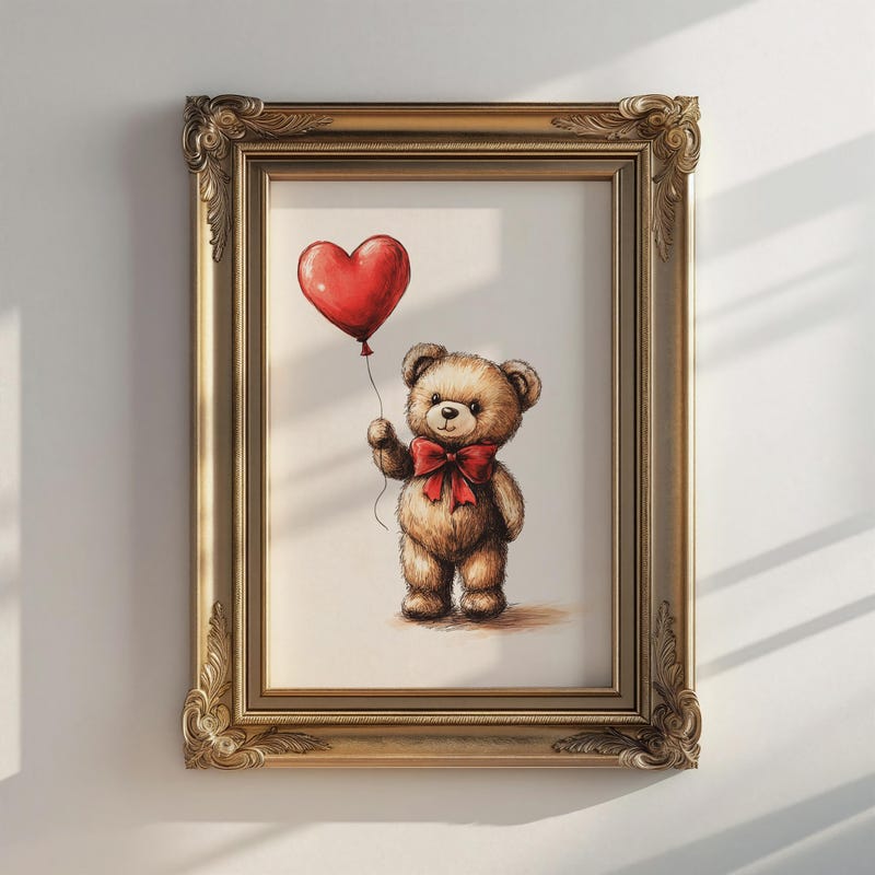 Bear Kid Friendly Art - Etsy