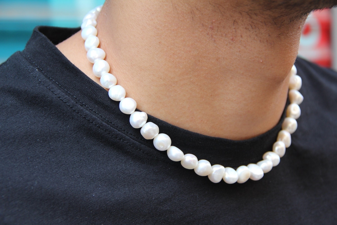 Freshwater Pearl Necklace, Pearl Necklace Men, Modern Pearl Necklace ...