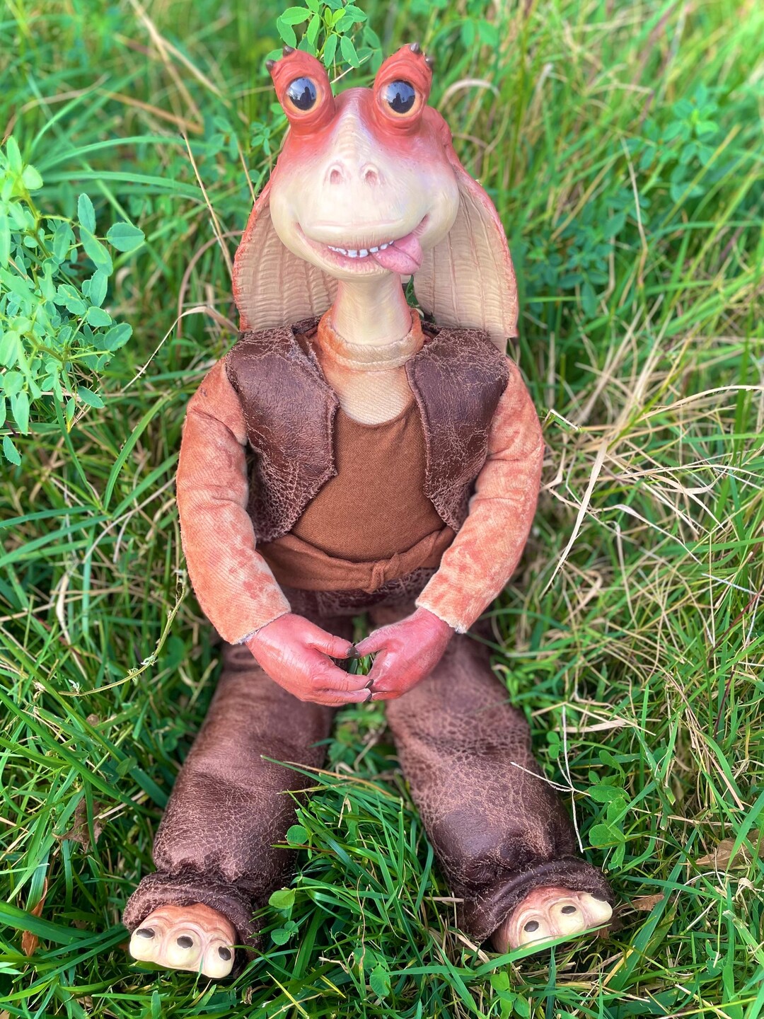 Jar Jar Binks Art Doll: Star Wars Inspired Collectible - Etsy