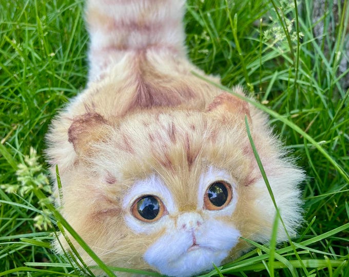 Loth Kitten Art Doll, Loth Cat, Loth Ball, Polymer Clay and Soft ...