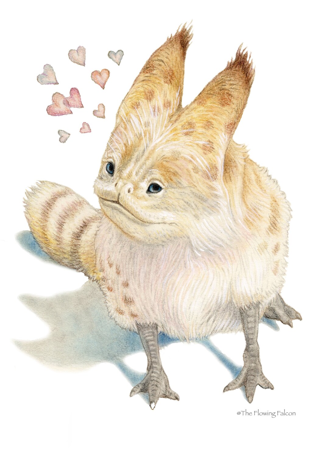 Murley the Loth-cat, Ahsoka, Giclee Art Print, 5x7, Star Wars Rebels ...