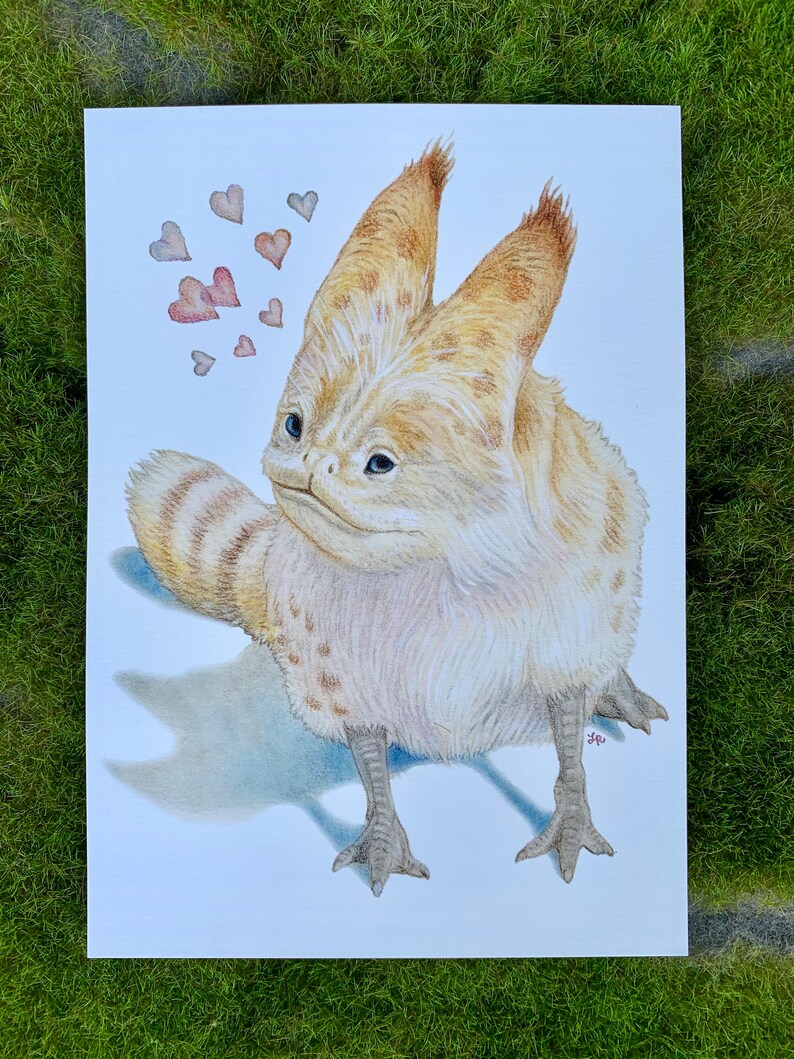 Murley the Loth-cat, Ahsoka, Giclee Art Print, 5x7, Star Wars Rebels ...