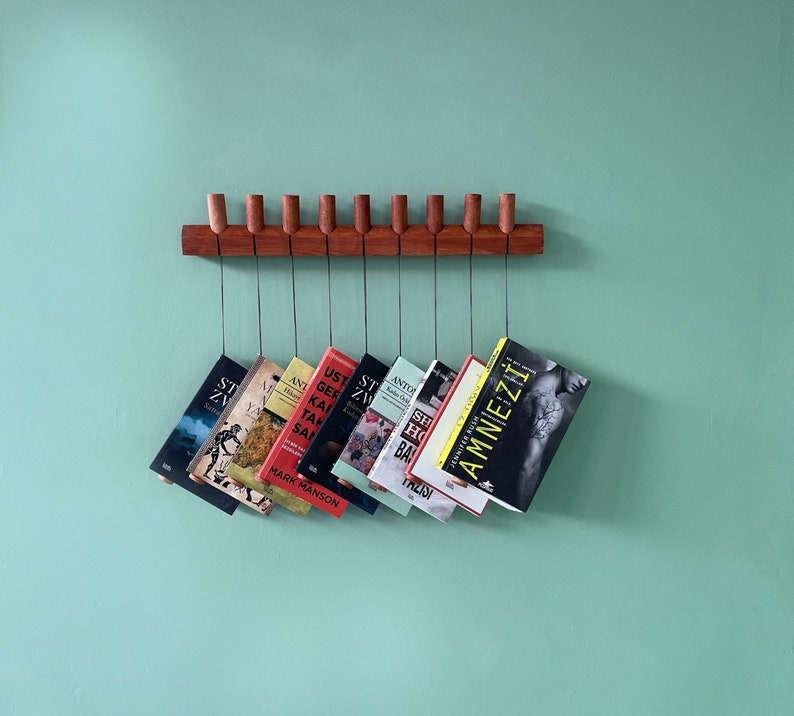 Wooden Bookshelf / Book Hanger / Bookmark / Book Ends / - Etsy