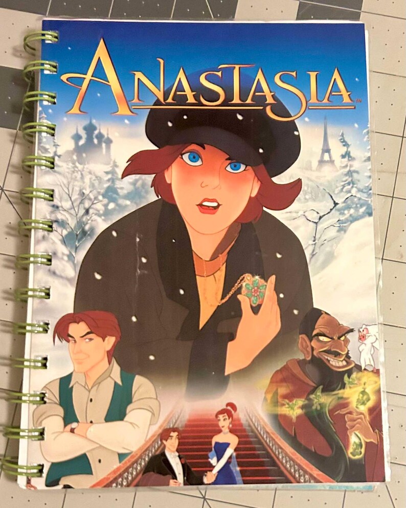 Handmade Repurposed VHS/DVD Notebook~ Rescuers Down Under, El Dorado ...