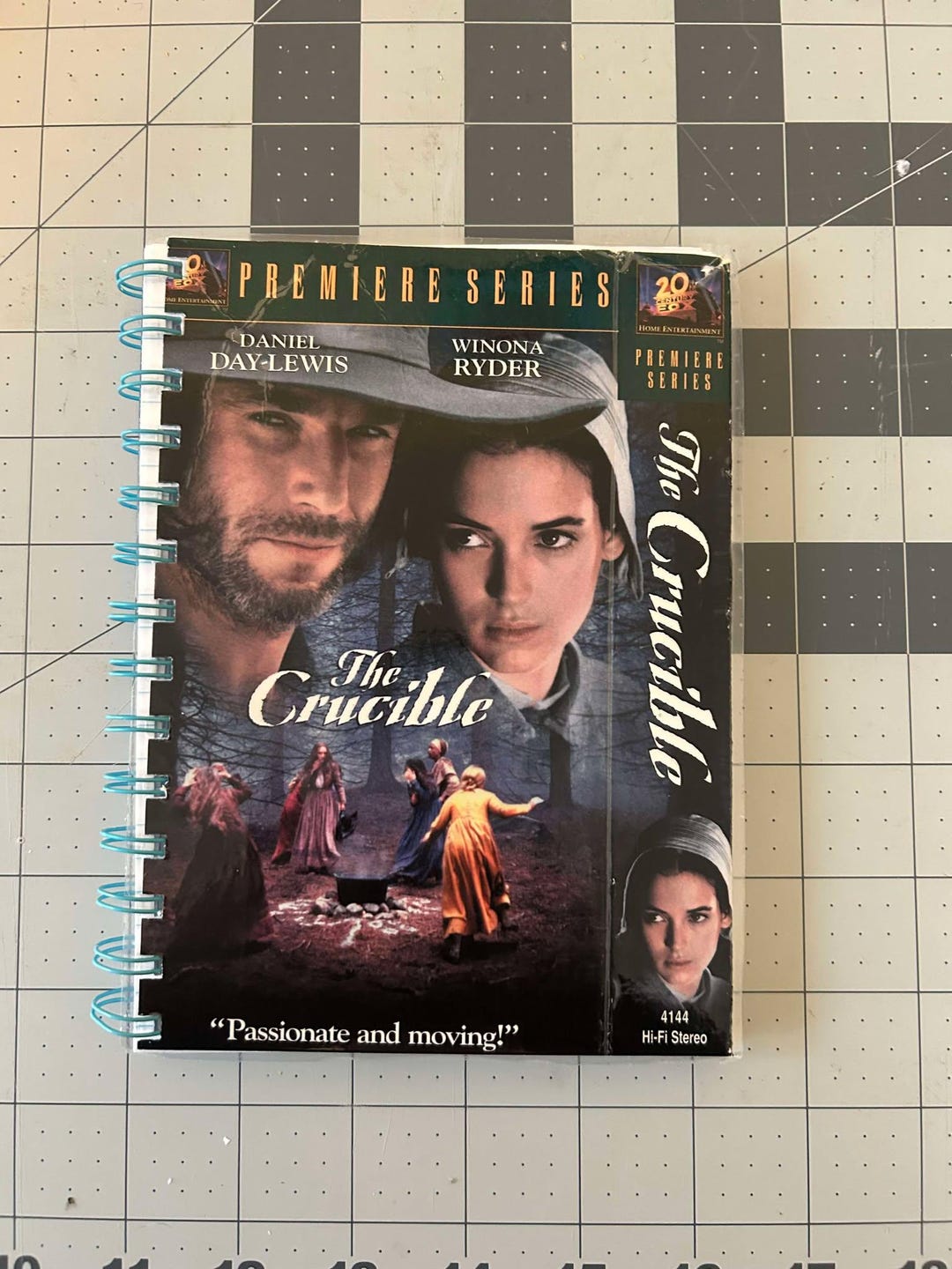 Handmade Repurposed VHS/DVD Notebook the Crucible, Bad Boys, Driving ...