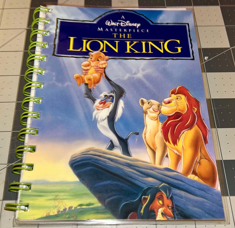 Handmade Repurposed VHS/DVD Notebook~ Lady and Tramp, Carebears, We're ...