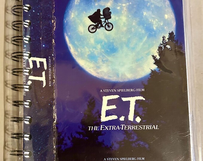 Handmade Repurposed VHS Journal/sketchpad - ET - Etsy
